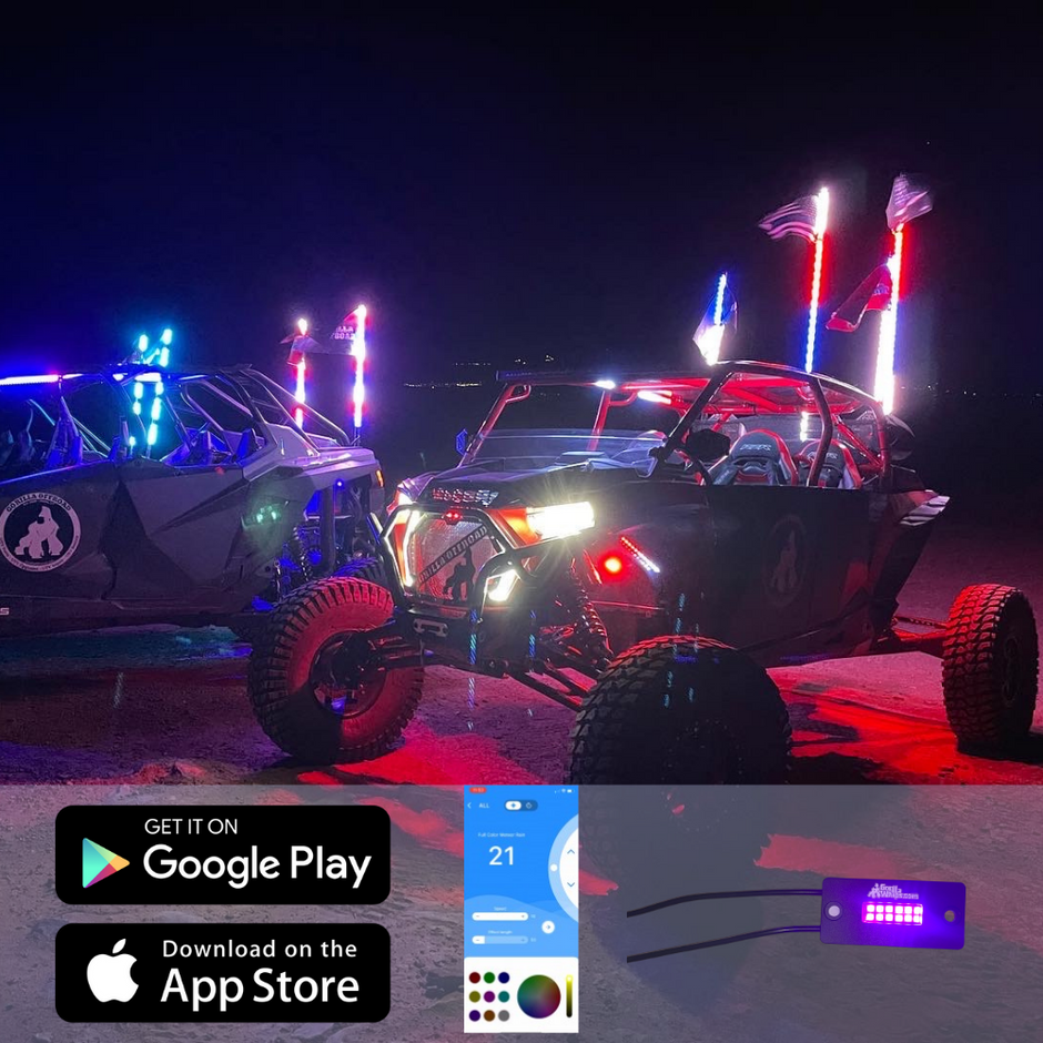 Rock Lights | UTV RZR JEEP Rock Lights | Gorilla Whips