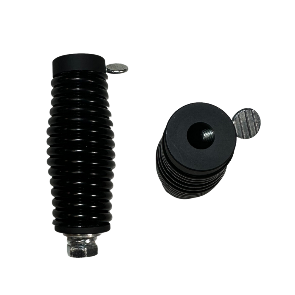 Spring Mount Black - 3/8" Fiberglass Whip | Gorilla Whips